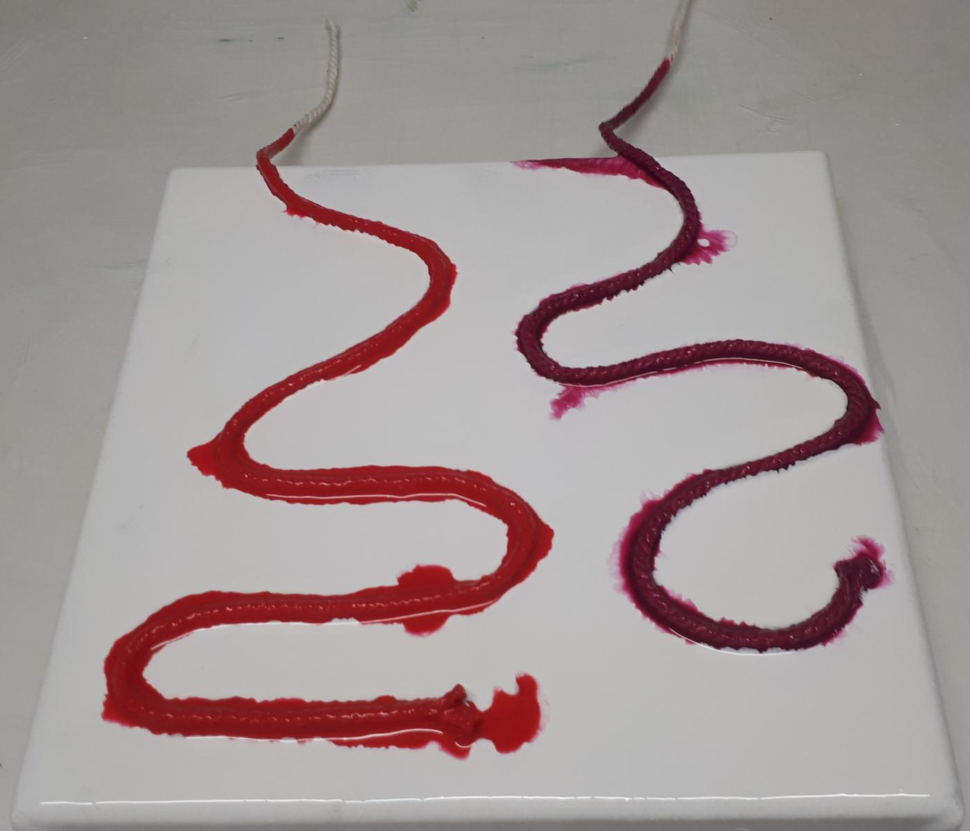 La technique string pouring